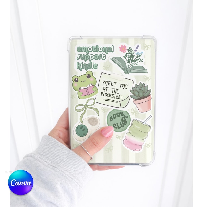 Canva Kindle Case Insert Mockup, Aesthetic Mockup, Editable Canva ...