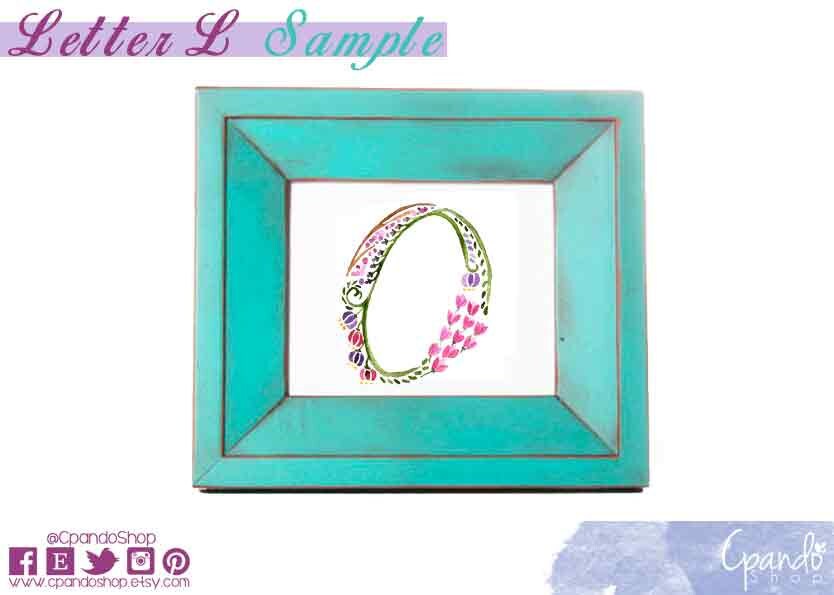 Lettering letter o initial o typography o calligraphy o | Etsy