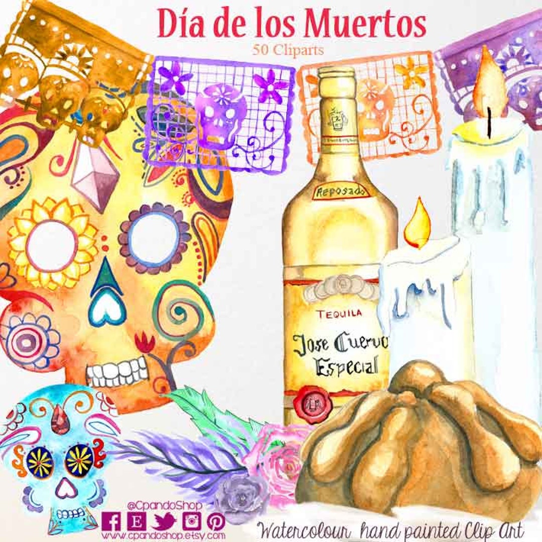 Sugar Skull Digital Pictures, Day of the Dead Clip Art Halloween ...