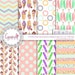 Ice Cream Digital Papers, Ice Cream Party Theme Birthday Digital ...