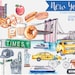 New York Clipart, New York Themed Clipart, 19 Pngs, Commercial Use, Big ...