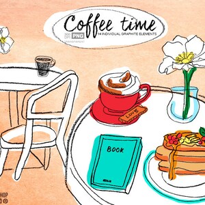 Drawing Coffee Clipart, Food Clip Art,png Graphics, Drinks, Espresso ...
