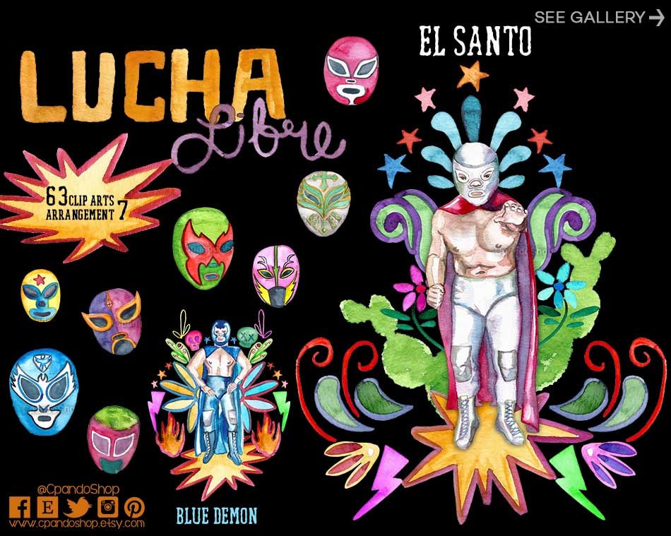 Logotipos De Lucha Libre Clip Art Mamá Wrestling Sayings Etsy