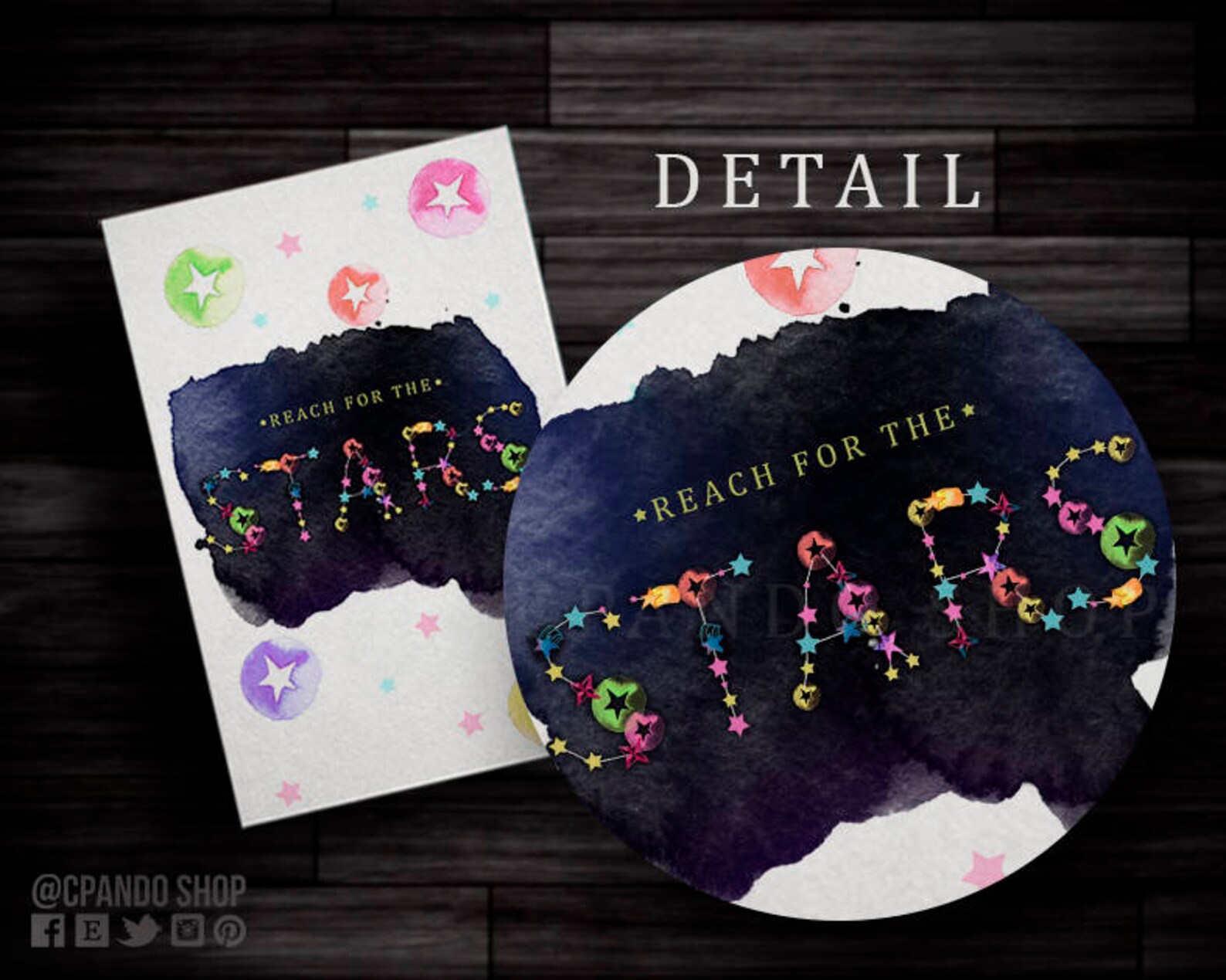 Outer Space Greeting Card Love Greeting Card Set of 3 | Etsy