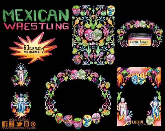 Lucha Libre Clip Art