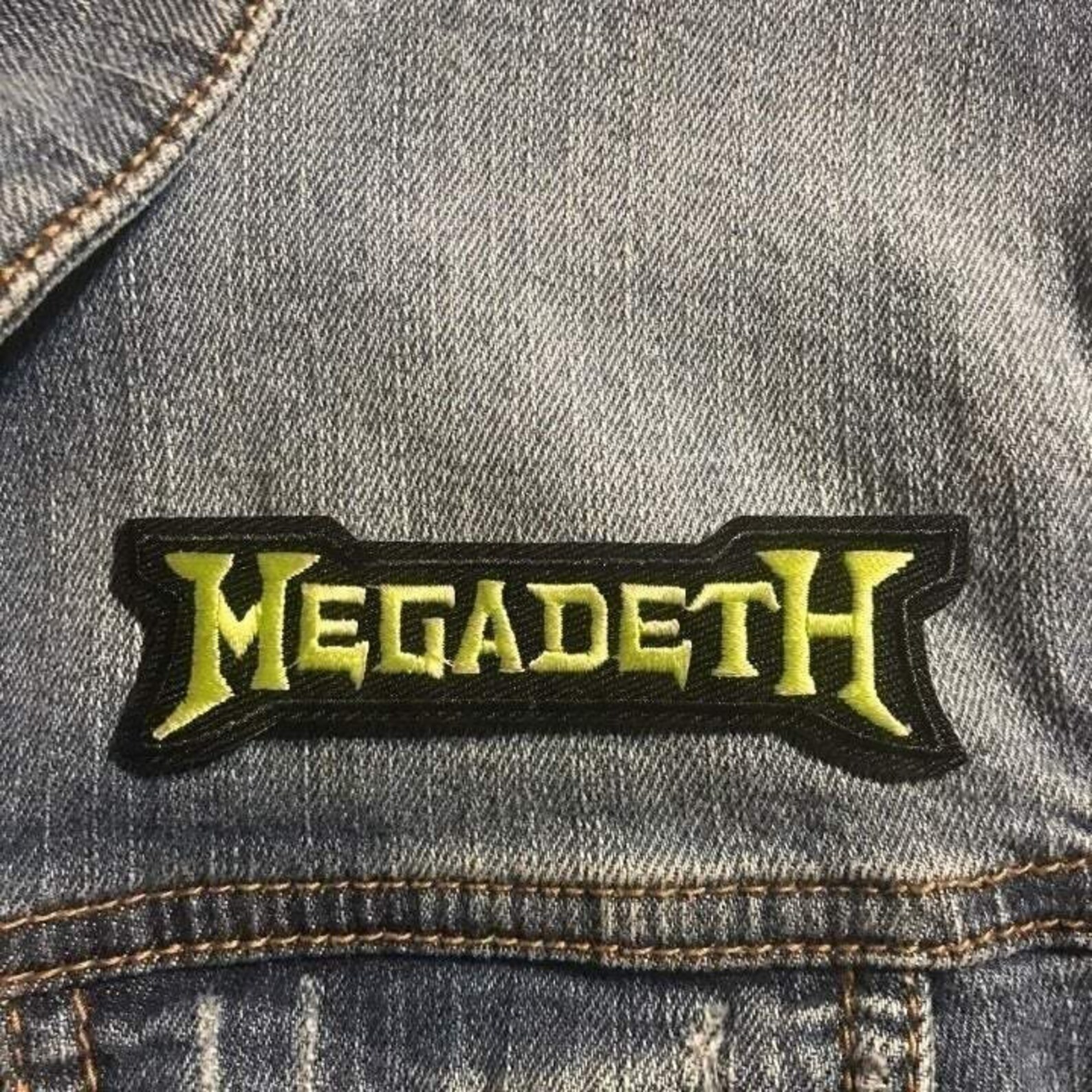 Megadeth Green Embroidered Patch | Etsy