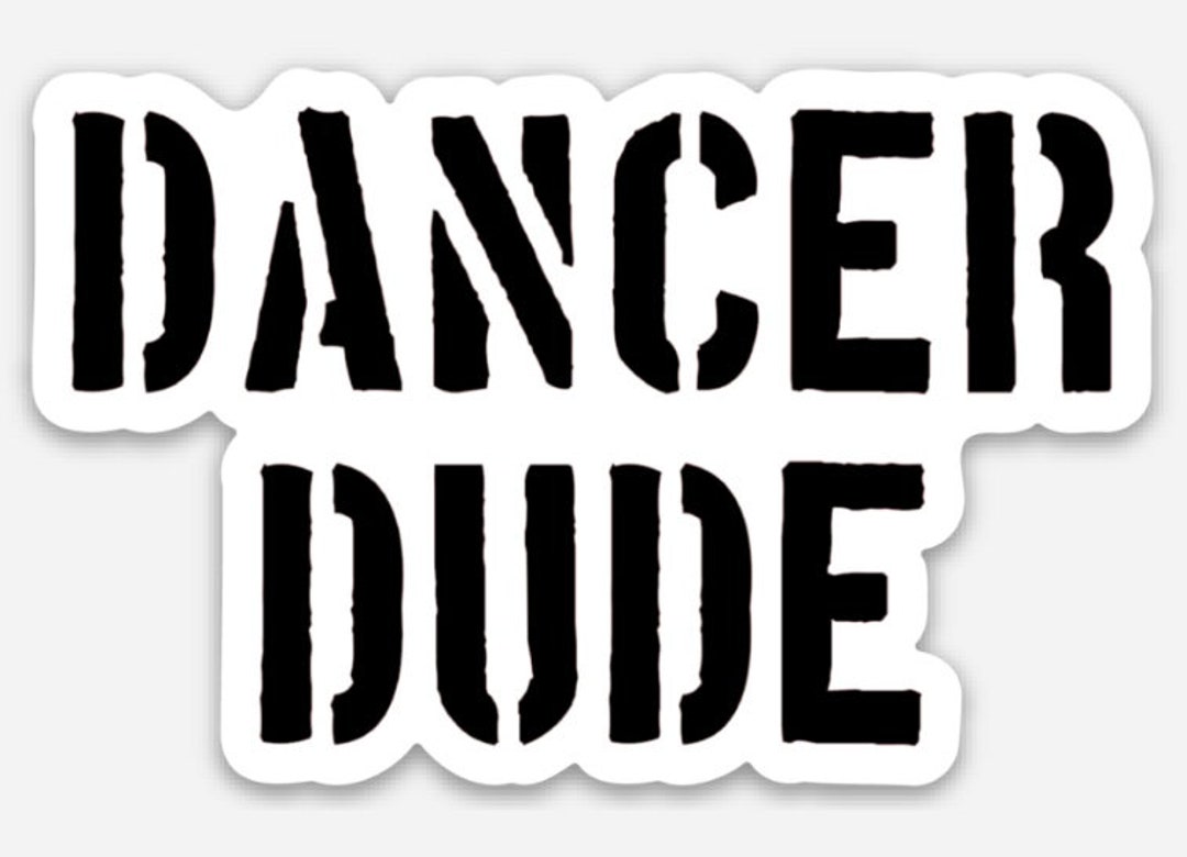 Dancer Dude Vinyl Decals Laptop Sticker boysdancetoo - Etsy