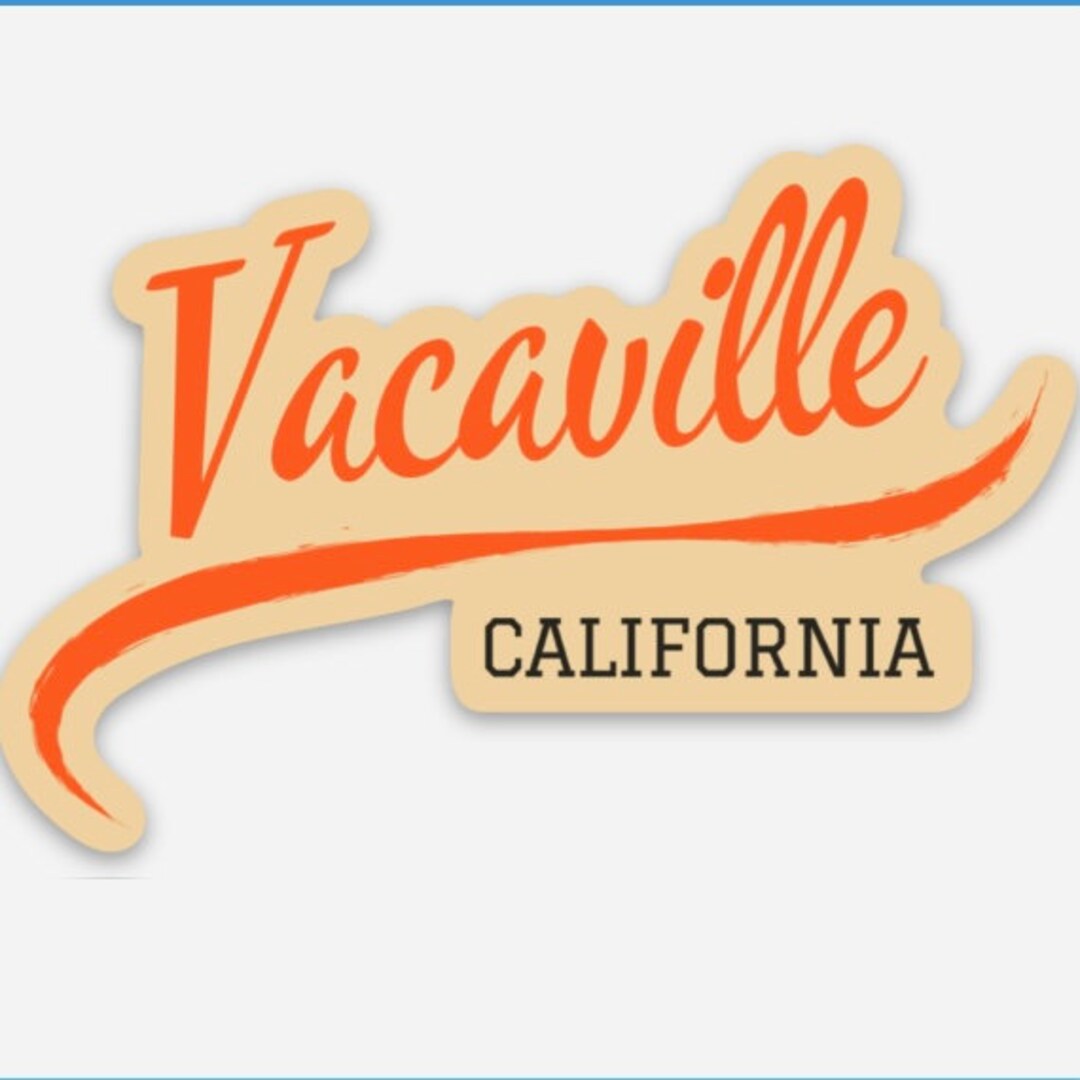 Vacaville, CA Decal Hometown Decal - Etsy