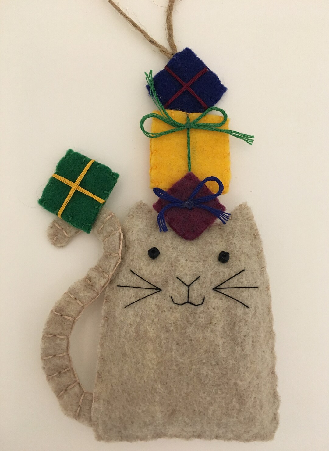 Felt Balancingactcat Ornament - Etsy