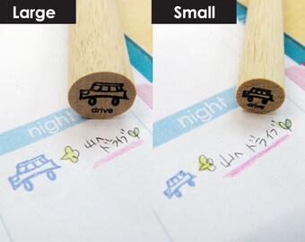 Planner stamps laptop stamp PC stamp food stamp hobonichi | Etsy