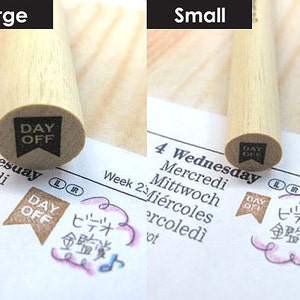 DAY OFF Stamp, Planner Stamps,planner Stamp,hobonichi,erin Condren ...