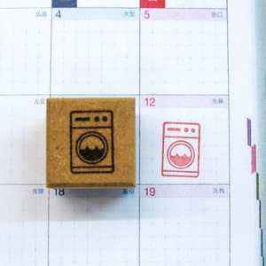 Planner Stamps, Laundry Stamp, Washing Motif, Hobonichi, Erin Condren ...