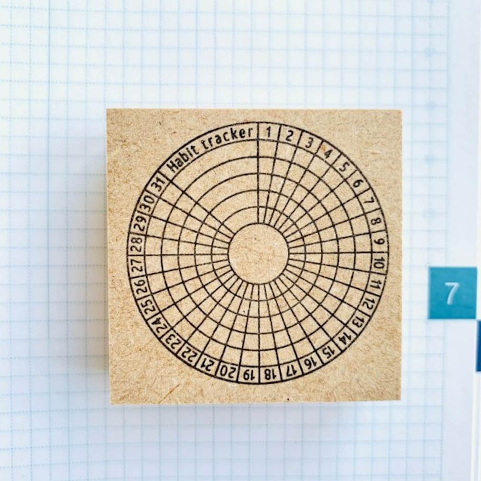 Habit Tracker Habit Tracker Stamp Planner Stamps Weekly - Etsy