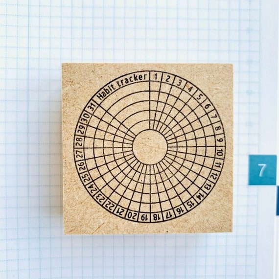 Habit Tracker Habit Tracker Stamp Planner Stamps Weekly | Etsy