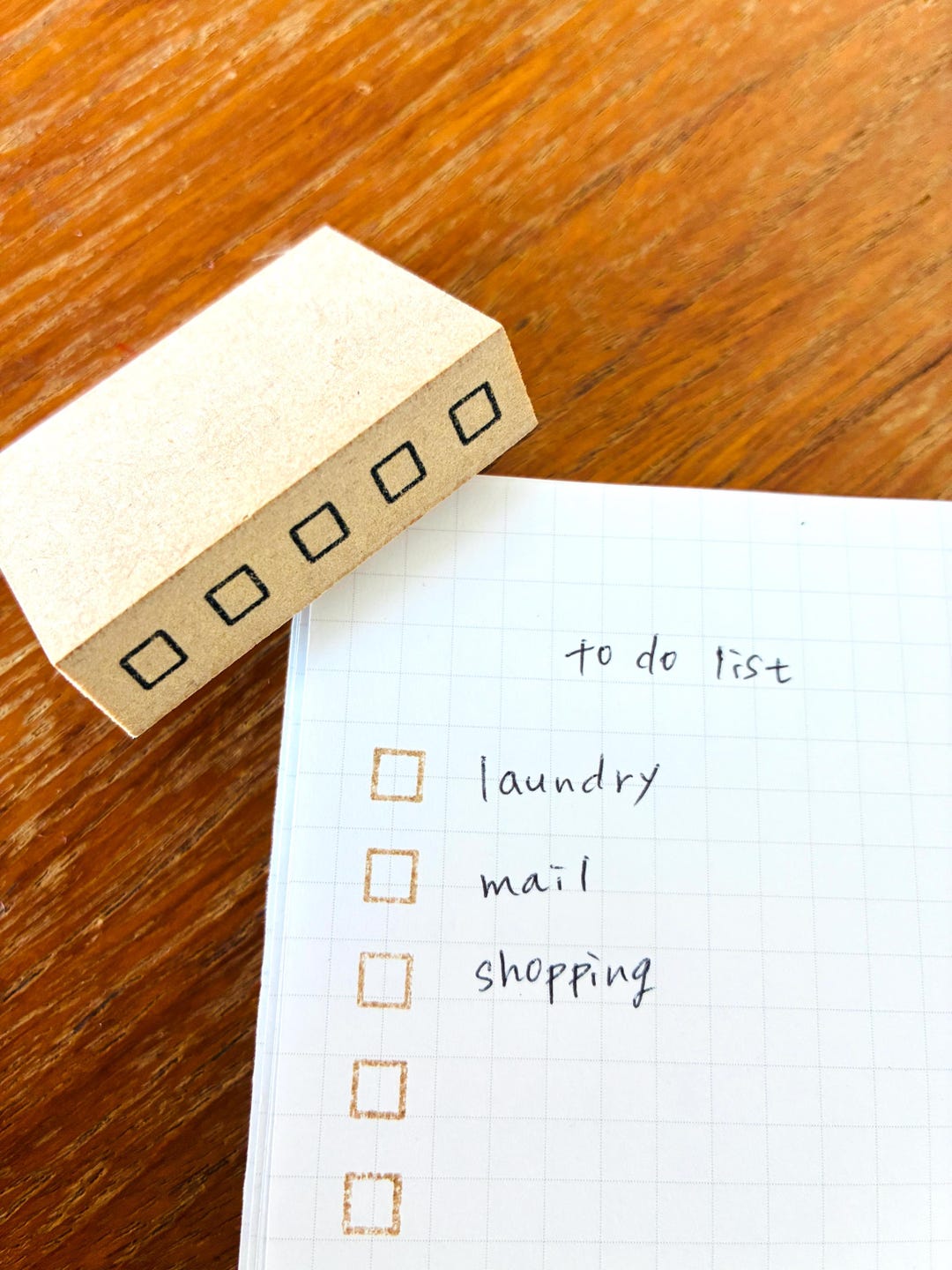 To Do List Stamp, Planner Check List, Box Motif - Etsy