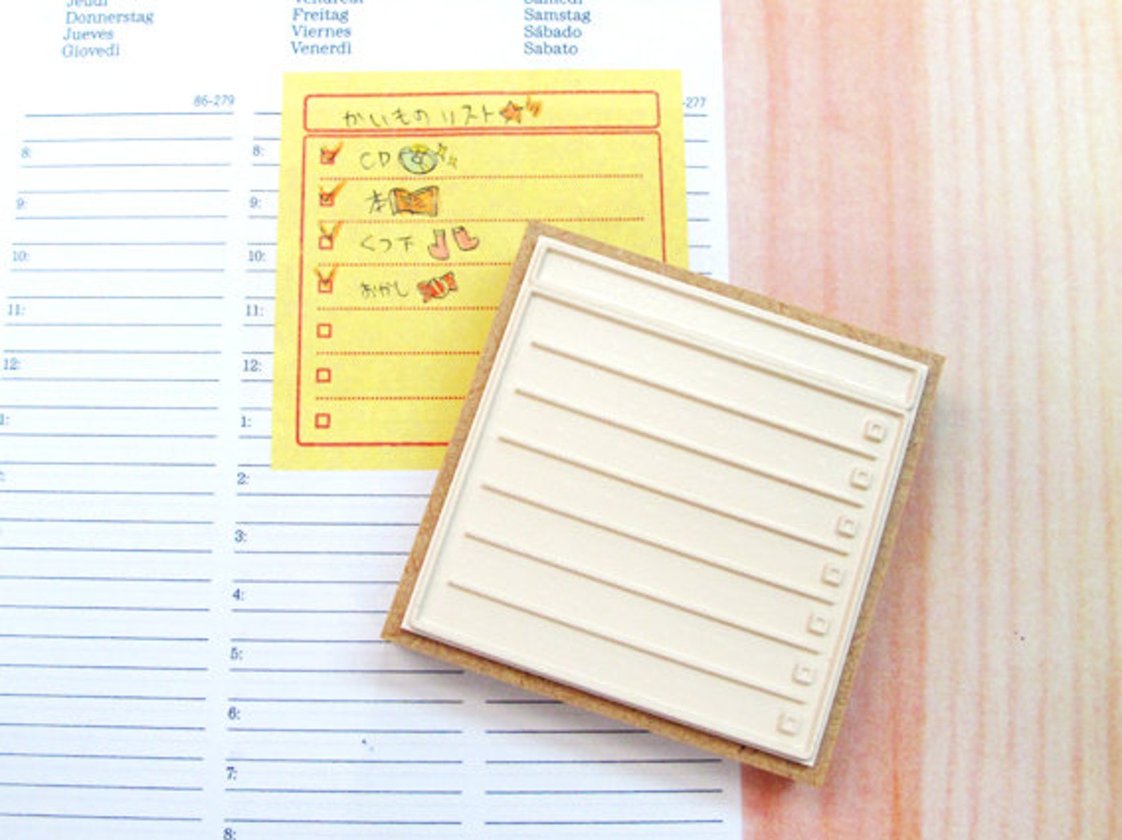 Planner Stamp to Do List to Do Stamp Check List Stamp List | Etsy