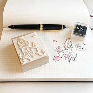 Europe Map Stamp, EU Stamp, Travel Stamp, World Map, Planner Stamp ...