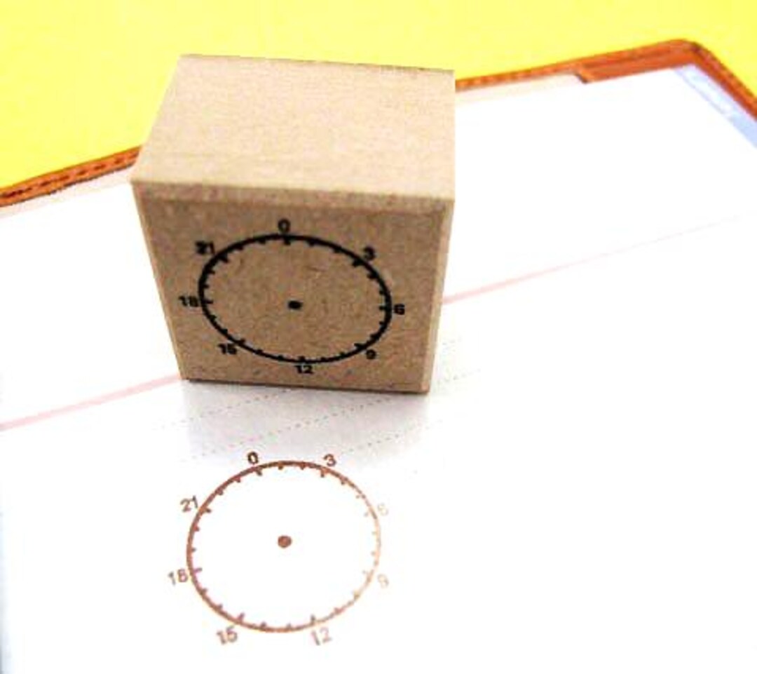 Planner Stamps, 24hours Clock Stamp, Clock Motif, Time Schedule ...