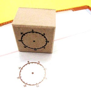 Planner Stamps, 24hours Clock Stamp, Clock Motif, Time Schedule ...