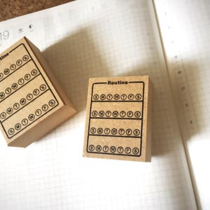 Habit Tracker Stamp, Planner Stamp, to Do List, Routine List, Weekly ...