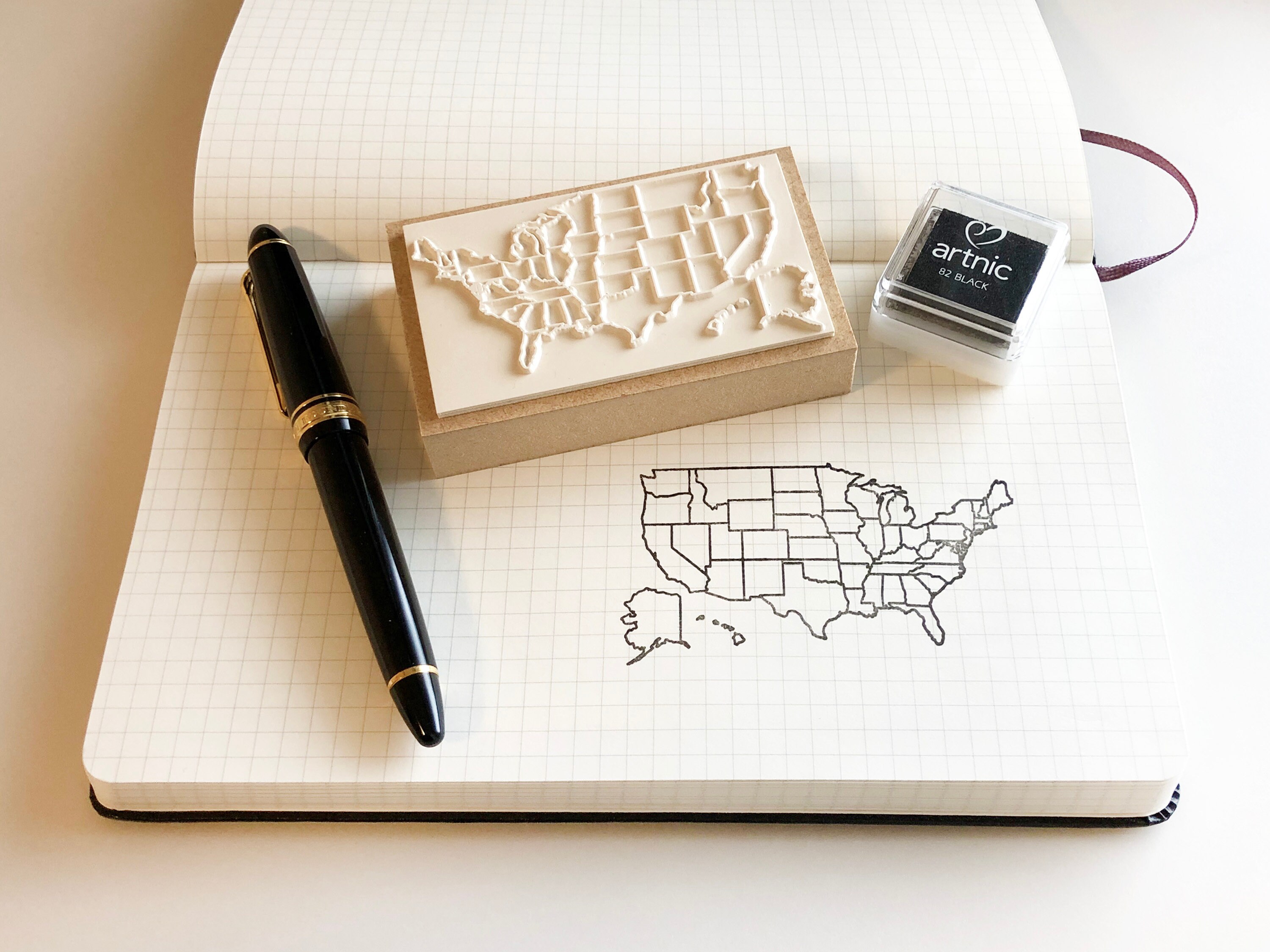 USA Stamp States Stamp Travel Stamp World Map Planner - Etsy