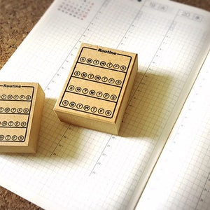 Habit Tracker Stamp, Planner Stamp, to Do List, Routine List, Weekly ...