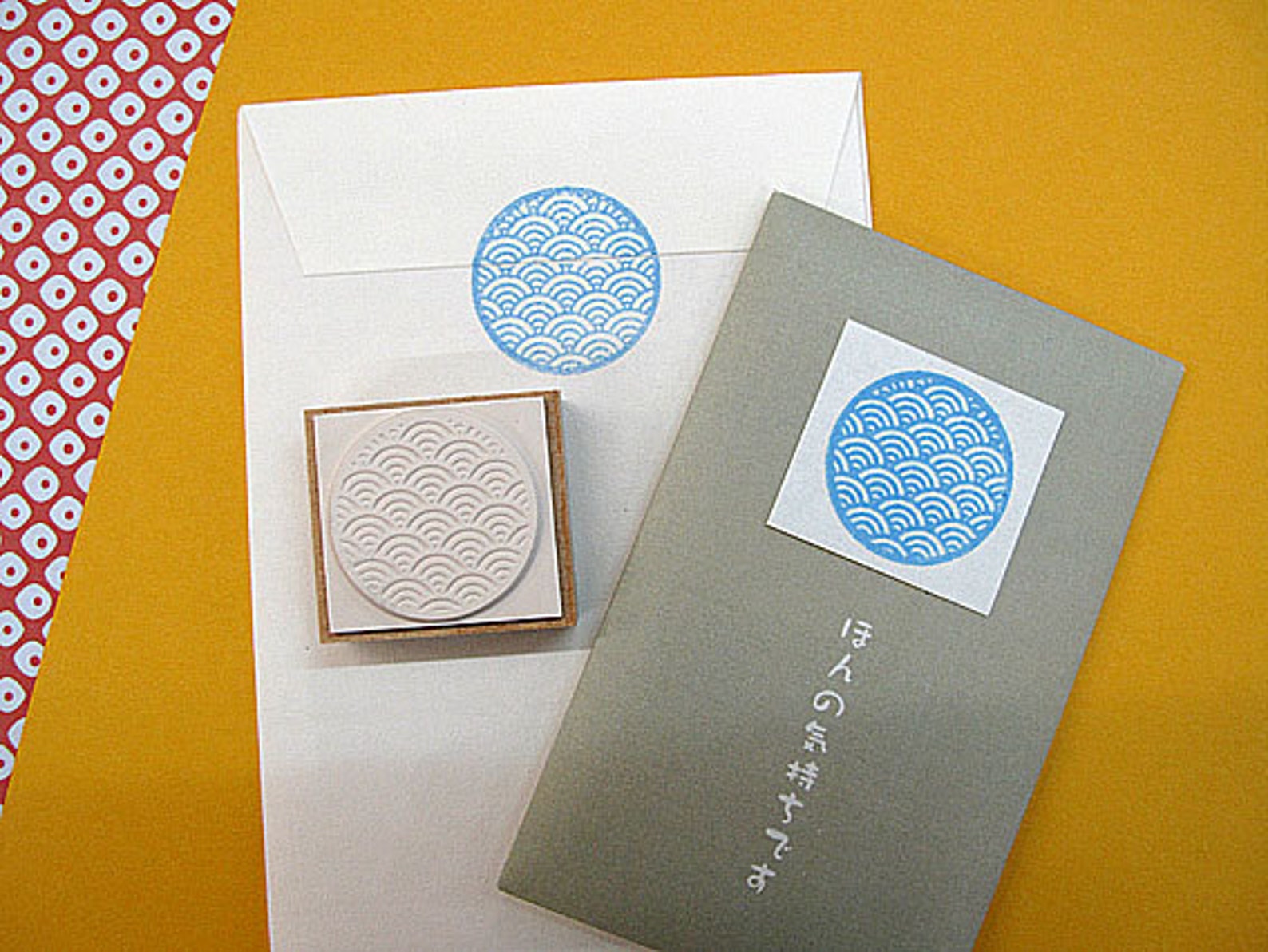 Japanese Rubber Stamp for Filofaxpostcardtiny - Etsy
