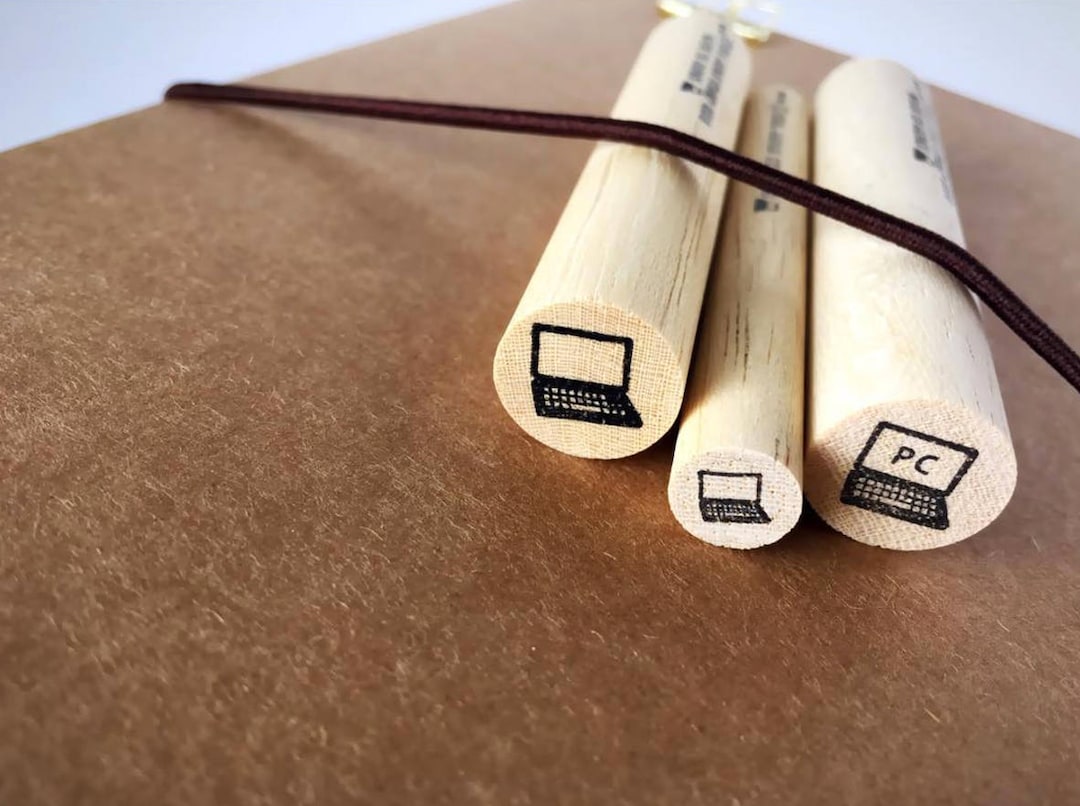 Planner Stamps, Laptop Stamp, PC Stamp, Food Stamp, Hobonichi Stamp ...