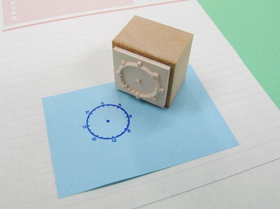 Planner Stamps 24hours Clock Stamp Clock Motif Time | Etsy