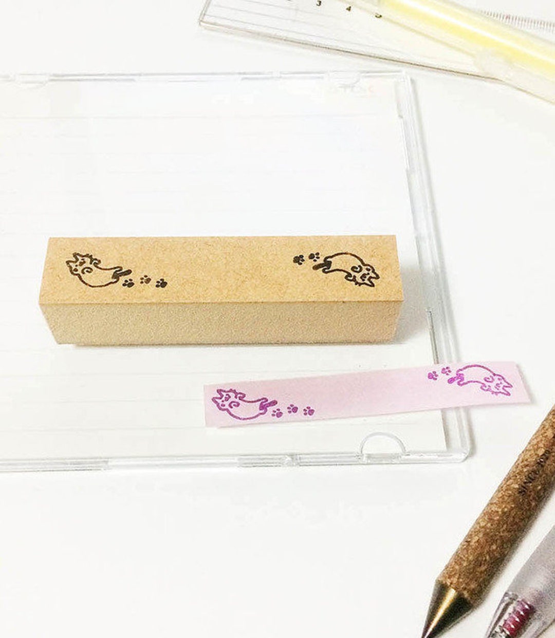Cat Stamp, Cat Message Stamp,planner Stamps, Bullet Journal Stamp ...