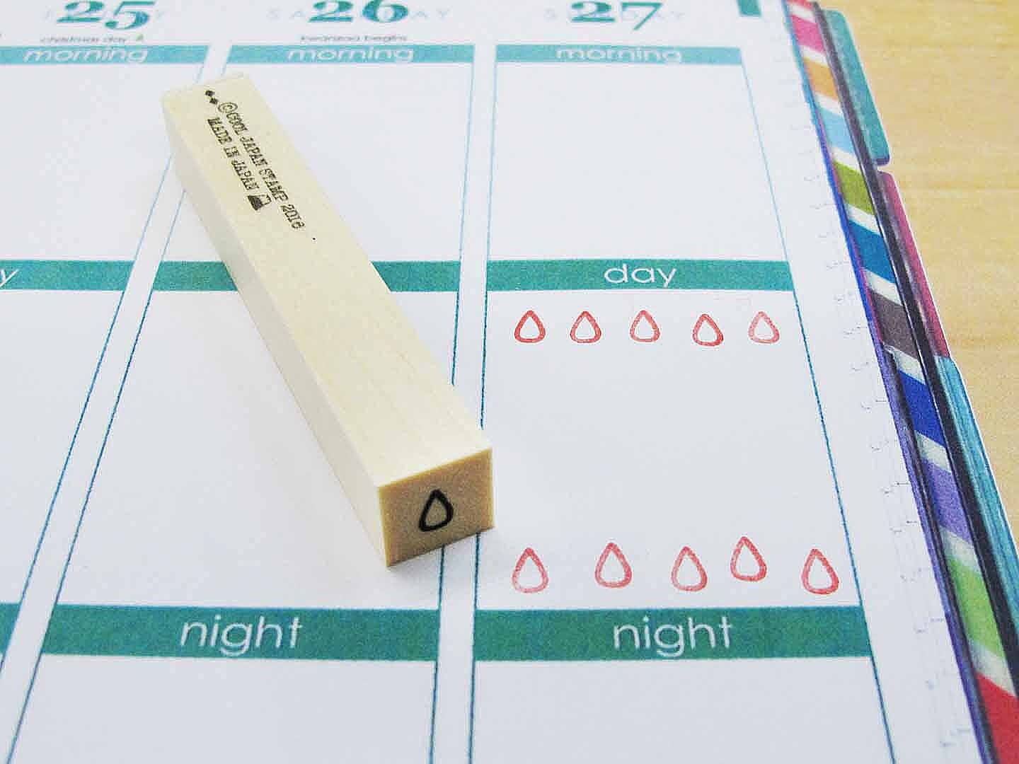 Hydrate Stamp Planner Stamps Water Tracker Water Intake - Etsy