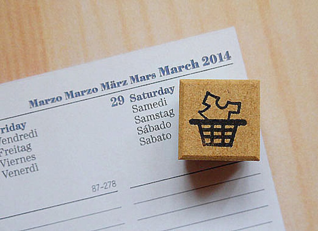 Planner Stamps, Wash Stamp, Laundry Stamp, Hobonichi Stamp, Erin ...