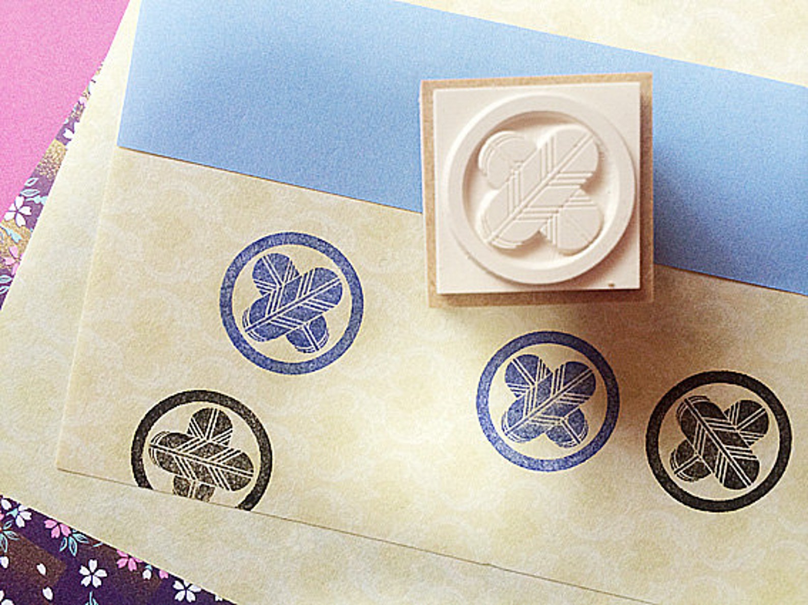 Japanese Rubber Stamp for Filofaxpostcardtiny | Etsy