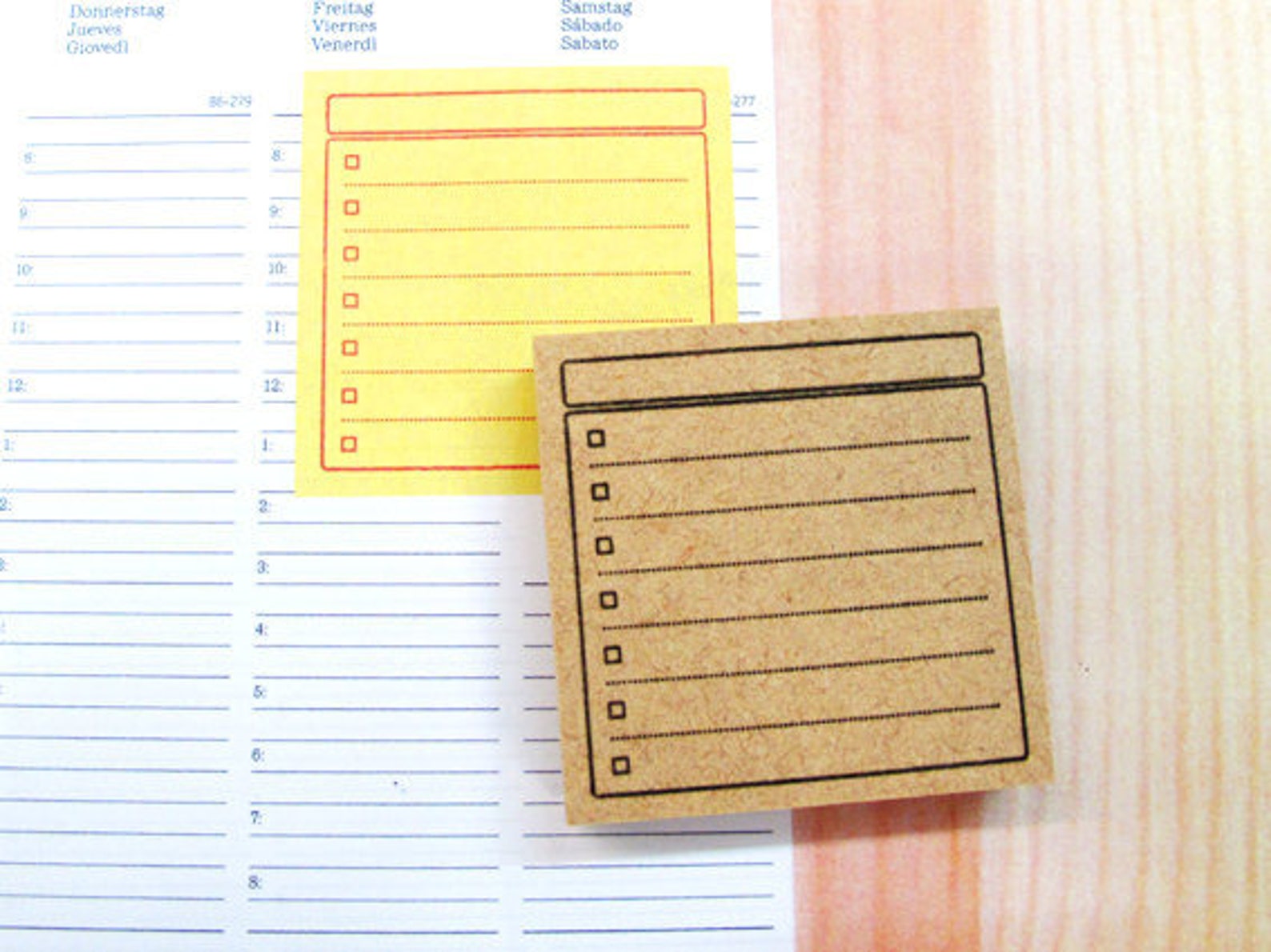 Planner Stamp to Do List to Do Stamp Check List Stamp List | Etsy