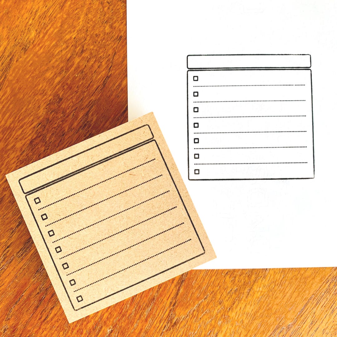 Planner Stamp, to Do List, to Do Stamp, Check List Stamp, List Memo ...