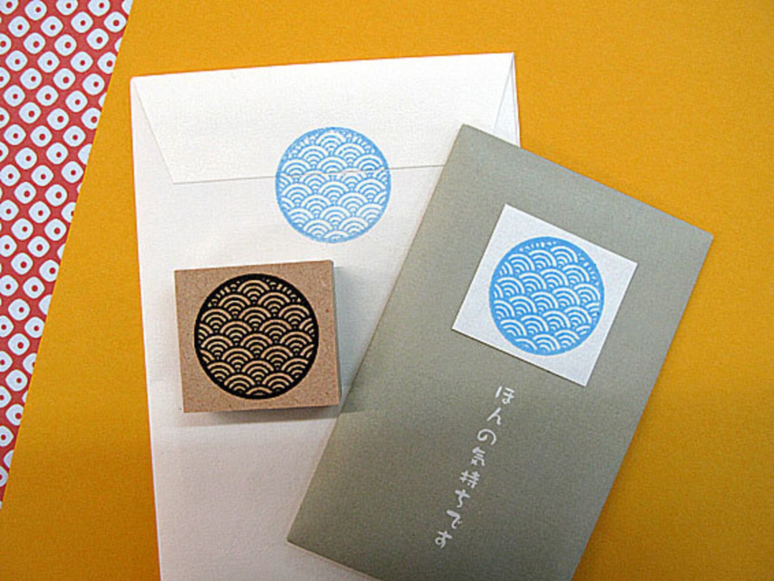Japanese Rubber Stamp for Filofaxpostcardtiny - Etsy