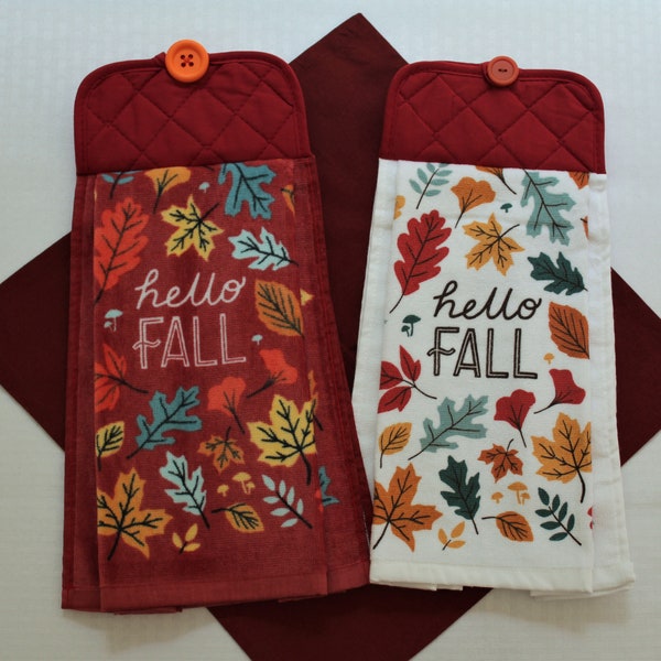 Fall Leaves Towel - Etsy