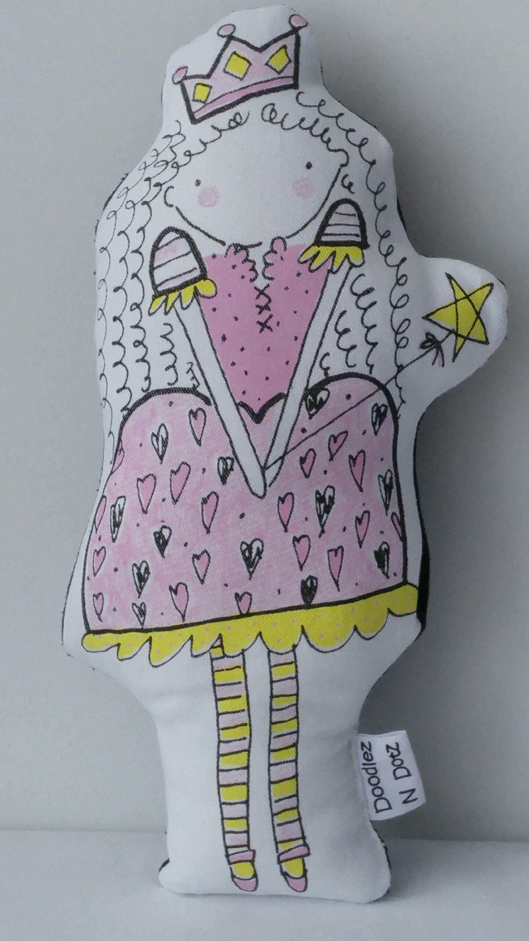 Princess Penelope Plushie by Doodlez N Dotz - Etsy