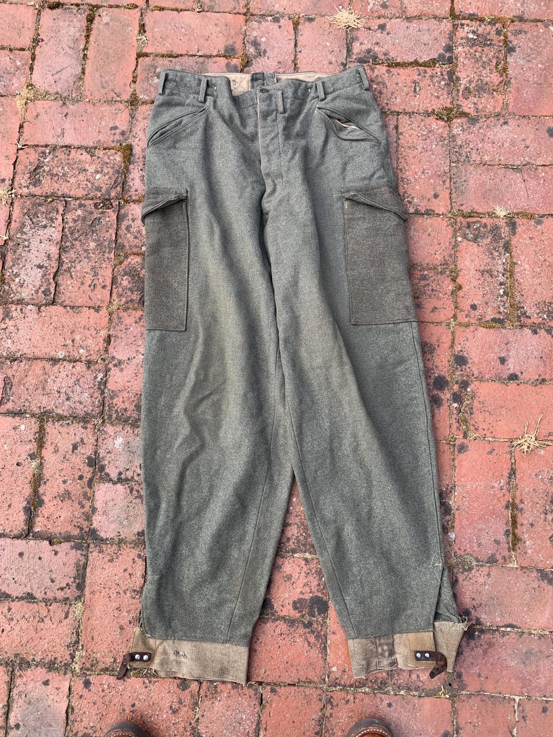 WW2 Swedish Wool Fatigue Trousers - Etsy