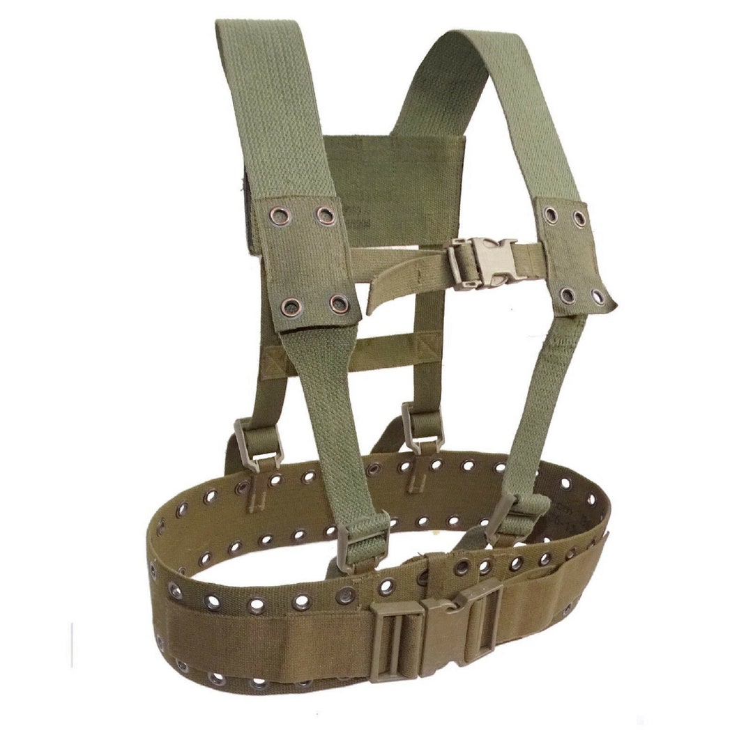 German Army Combat Belt and Harness, Webbing - Etsy