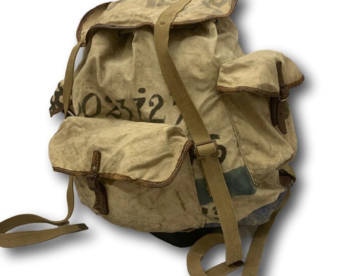 1960s Remade Medium British Army Rucksack, Great Detail, Unique Bag - Etsy