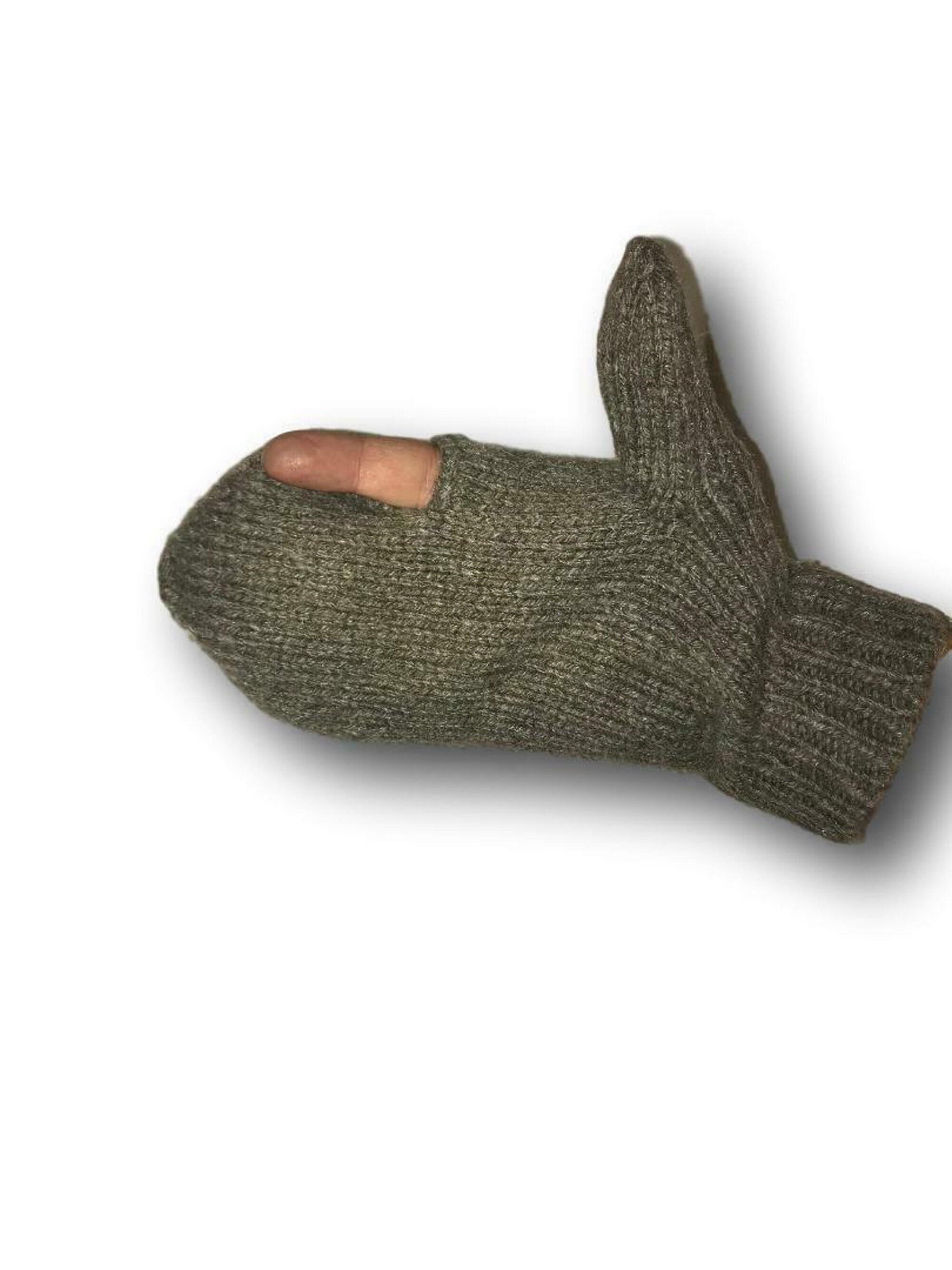 Swedish Wool Trigger Finger Mitts - Etsy