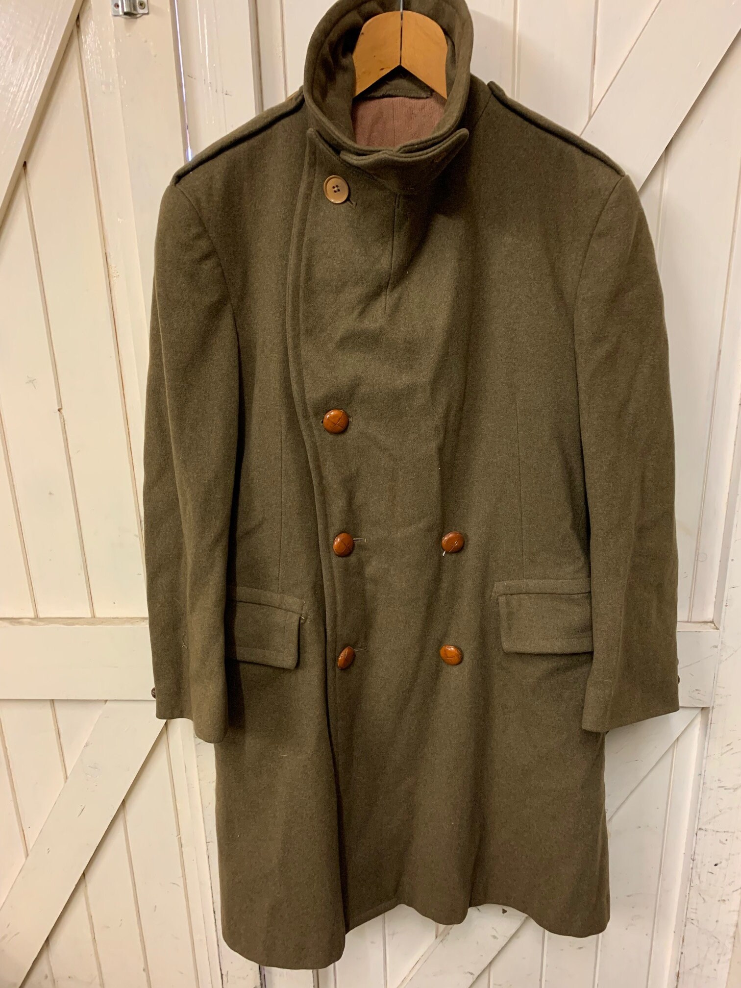1953 British Army Melton Wool Overcoat, Size 6 - Etsy