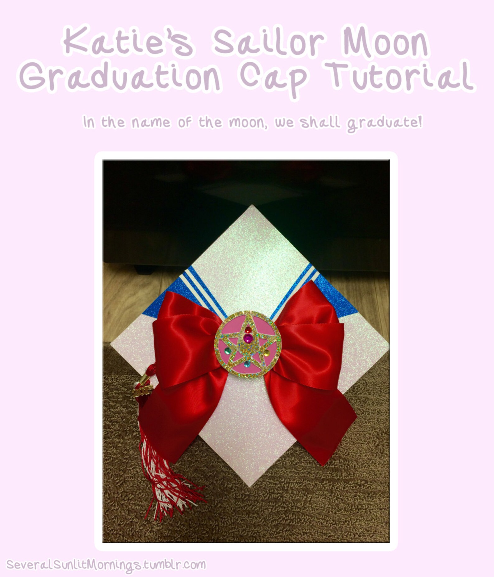 Sailor Moon Graduation Cap Tutorial - Etsy