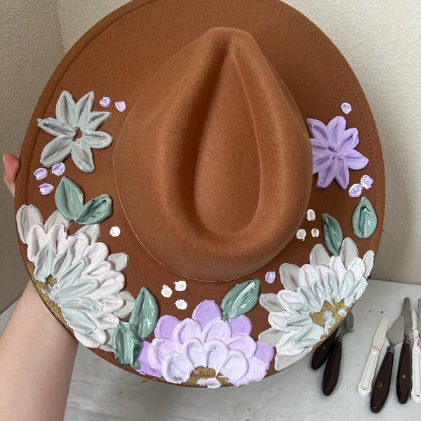 Hand Painted Hats - Etsy
