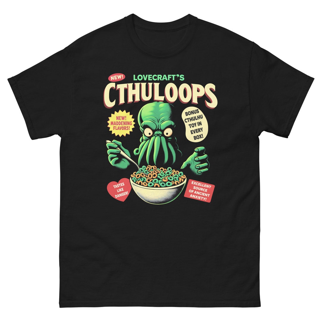 UNISEX Cthulhu Shirt Cthuloops T-shirt for Men and Women - Etsy