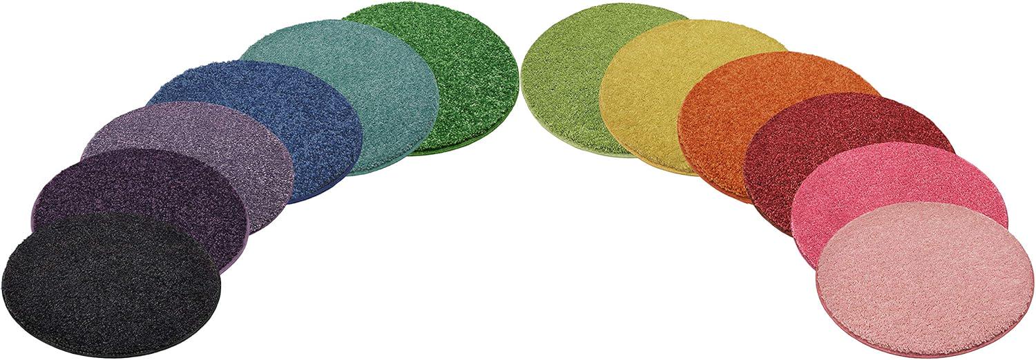 Rainbow Rug Circle Seats - Kids Colorful Floor Mats, 18" Round - Etsy