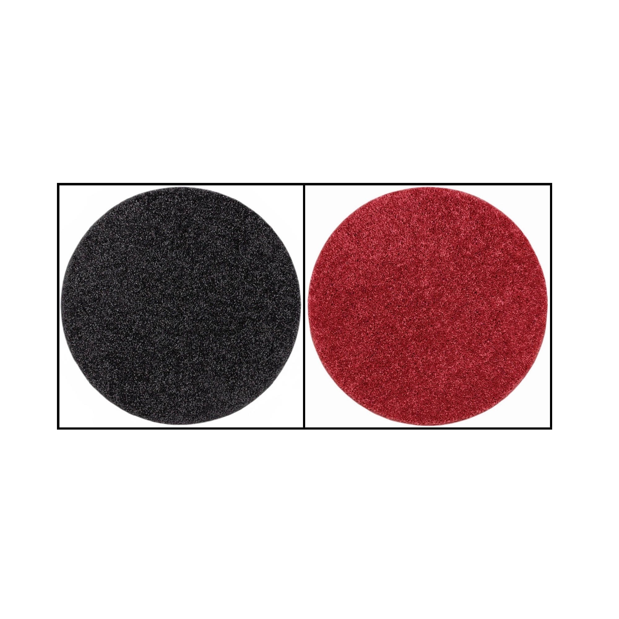 Children's Crazy Carpet Circle Seats Rainbow Multi Set 18 Round Rug ...