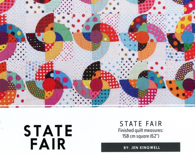 Jen Kingwell Designs State Fair Quilt Pattern Only Lethas | Etsy