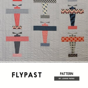 Louise Papas Quilt Pattern Flypast From Jen Kingwell Designs Aeroplanes ...